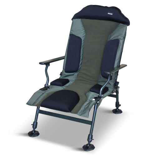 Abode Carp Fishing Camping Folding Easy-Arm Low-Armchair Recliner High ...