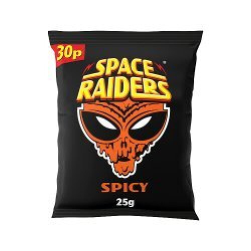 Space Raiders Spicy Crisps 25g (Pack of 36) on OnBuy