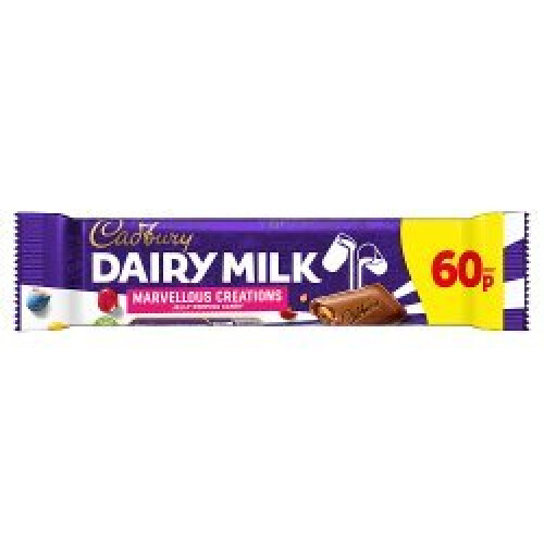 Cadbury Dairy Milk Marvellous Creations Jelly Popping Candy Shells 47g ...