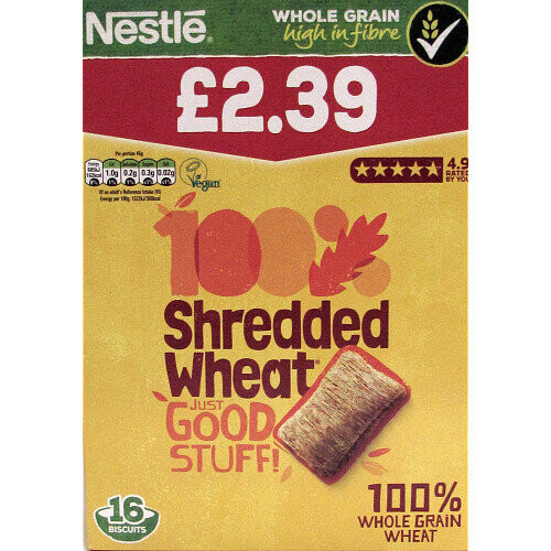 Nestlé Shredded Wheat Original Cereal (16 Pack) 360g (Pack of 5) on OnBuy