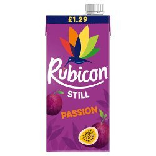 Rubicon Still Passion Fruit Juice Drink 1L (Pack of 12) on OnBuy