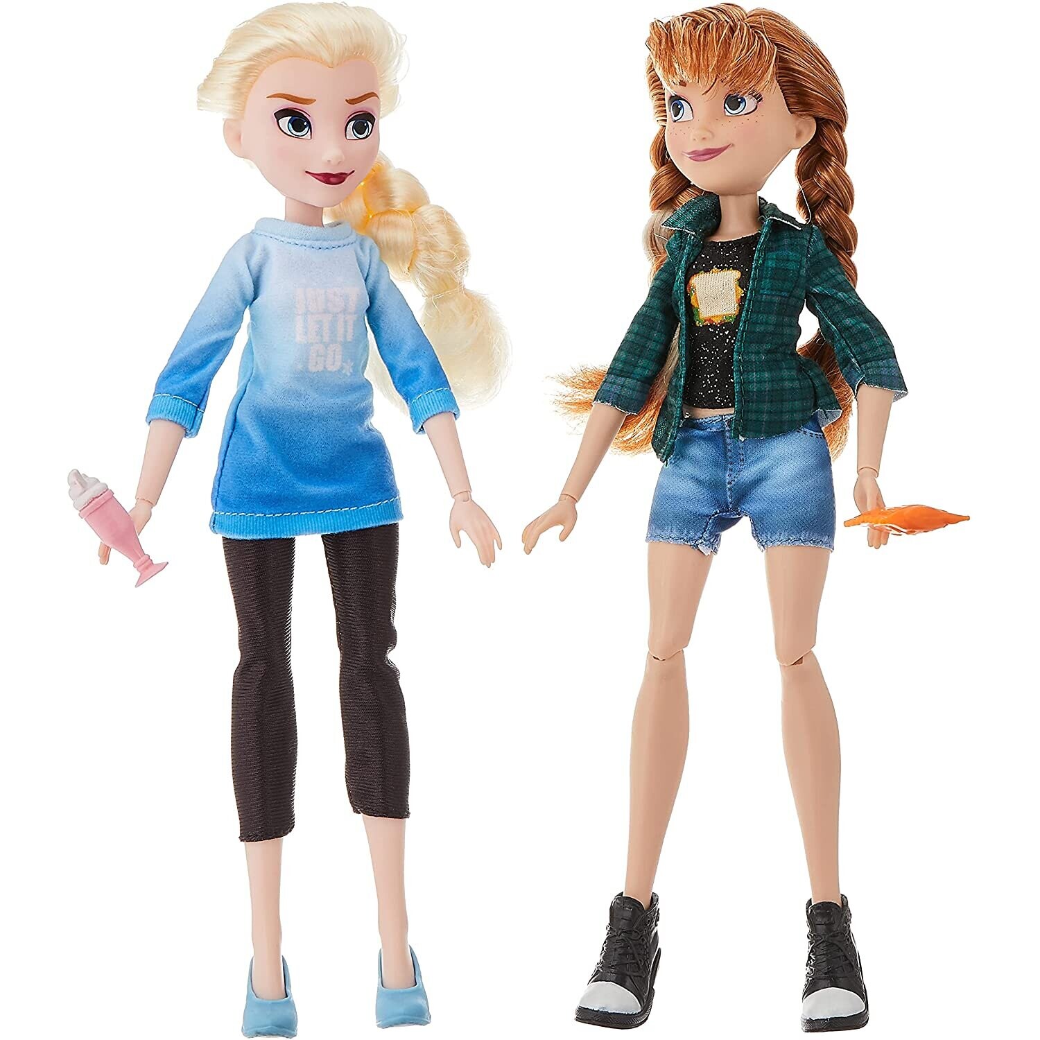 Disney Ralph Breaks The Internet: Comfy Princesses: Elsa And Anna Dolls ...
