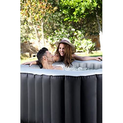 MSpa Hot Tub Spa Heat Preserver & Rain Outflow Inflatable Bladder Cover ...