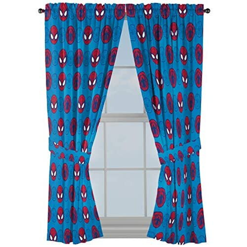 Jay Franco Marvel Super Hero Adventures Go Spidey 63" Inch Drapes ...