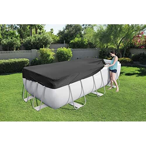 Bestway Flowclear Swimming Pool Cover for 13.3 ft- 13.6ft Power Steel ...