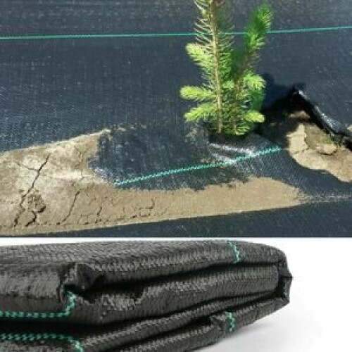 1m x 10m 100g Weed Control Ground Cover Membrane Fabric Heavy Duty on OnBuy