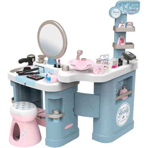 Smoby My Beauty Salon Kids Pretend Role Play Accessories Dressing Table ...
