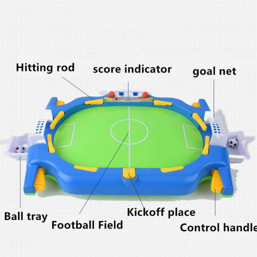 Mini Foosball Table Top Football Soccer Game Set Kids Family Desktop ...