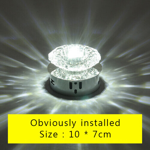 (White, Obviously installtion) Luxurious Crystal Spotlight Modern Led ...