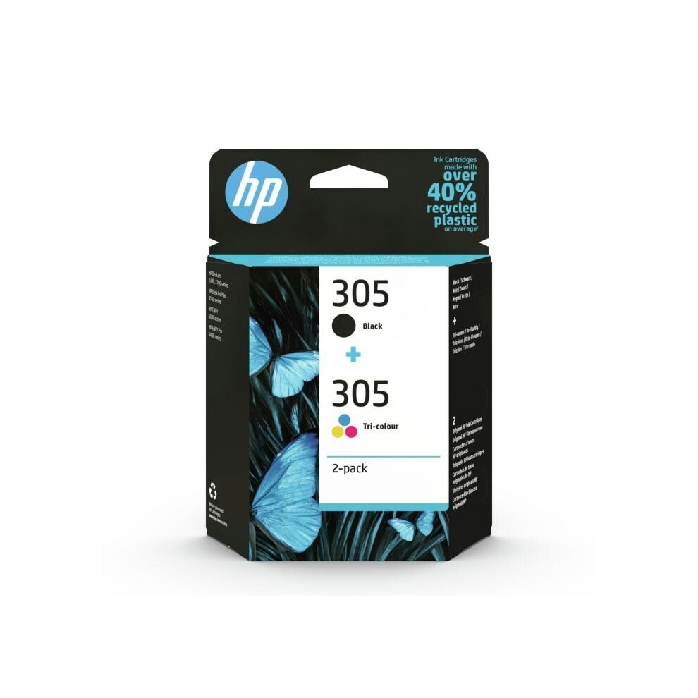 Hp 305 2-pack Tri-color/black on OnBuy
