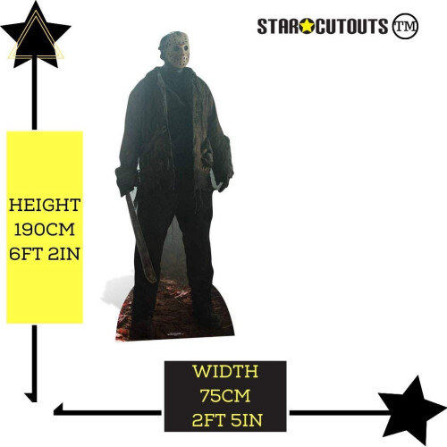 Jason Voorhees Friday the 13th Official Lifesize Cardboard Cutout on OnBuy