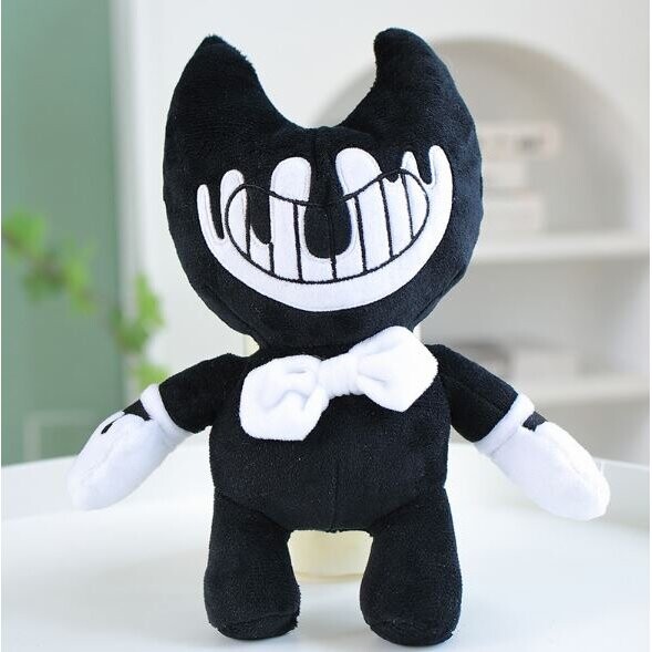 (NEW Bendy, Black) Horror Game Bendy and Ink Machine Plush Doll Color ...