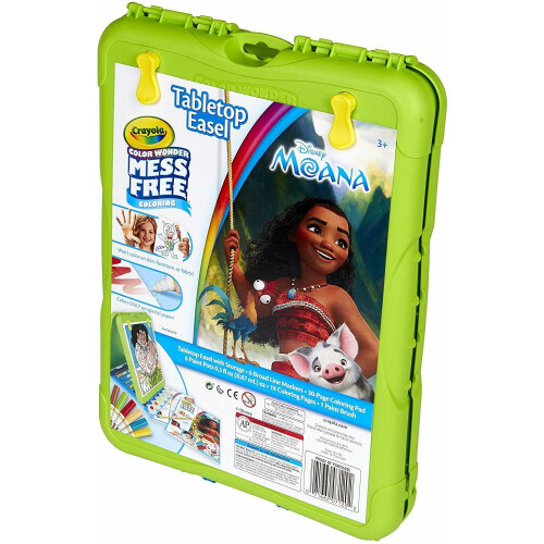 Crayola Colour Wonder Easel Kit Mess Free Markers Paint Disney Moana on ...