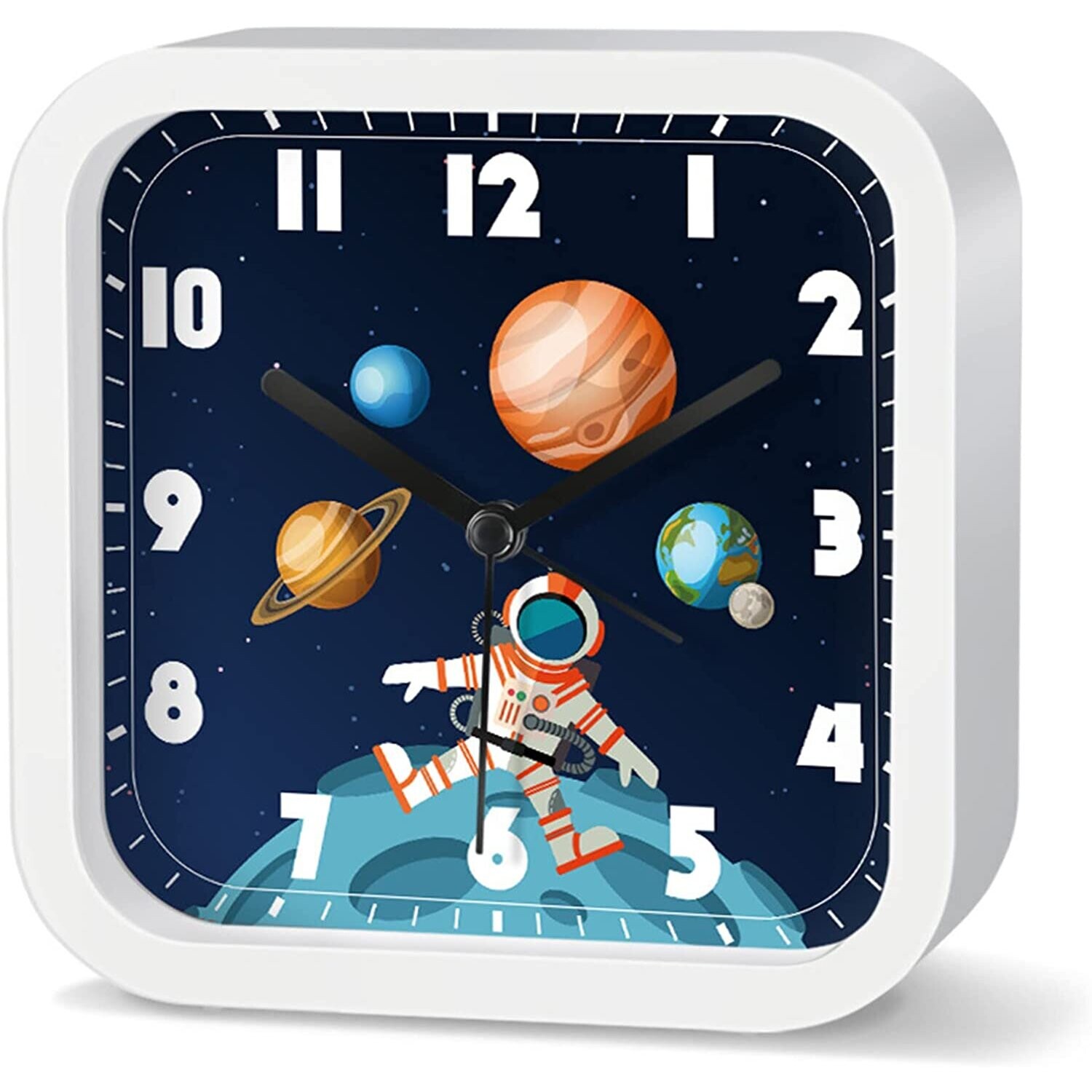 EXQULEG Analogue Alarm Clock for Children, Children's Alarm Clock ...