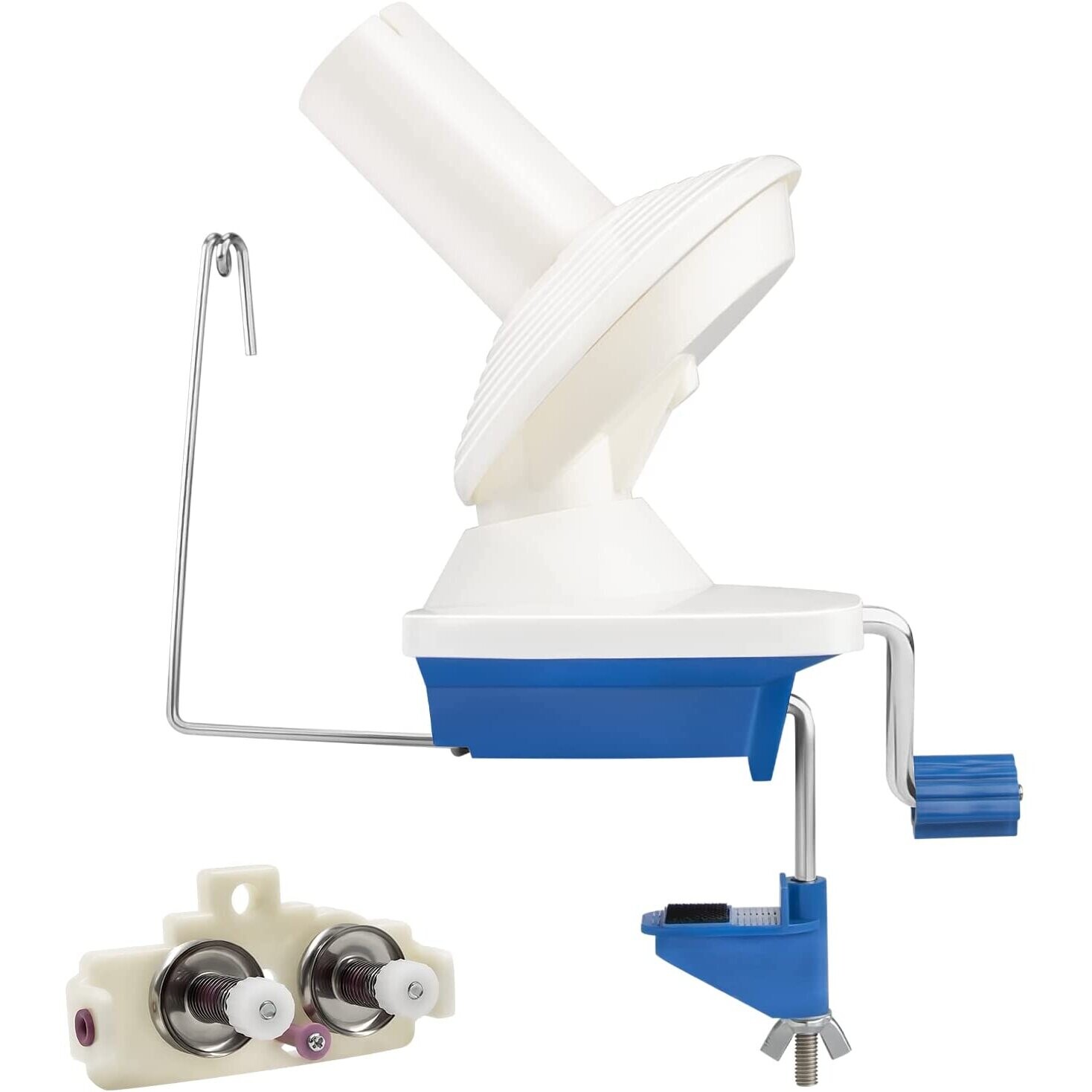Adhafera Yarn Winder with Yarn Guide, Wool Winder for Crocheting ...