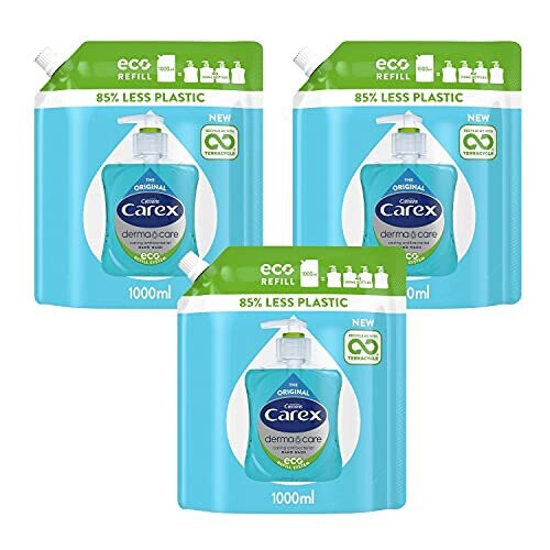 Carex Antibacterial Original Dermacare Hand Wash Liquid Soap Refill ...