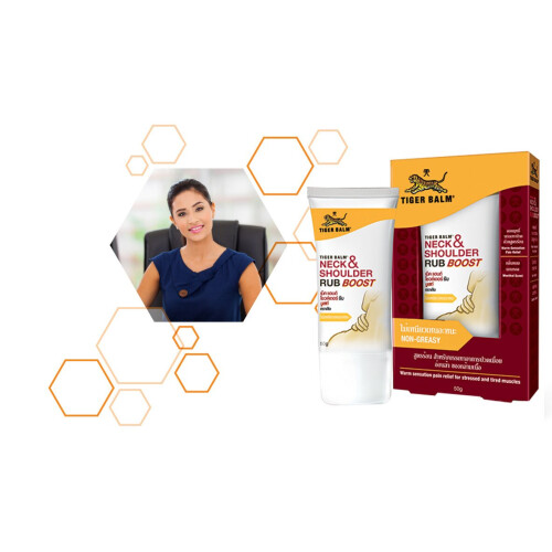 Tiger Balm Nacken- und Schultercreme 50g Entspannungscreme (Warme ...