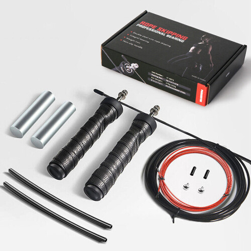 Professional Jump Rope Skip Speed Weighted Jump Ropes with Extra Speed ...