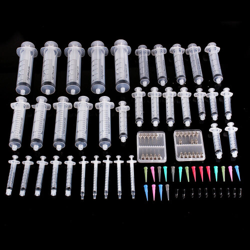 88Pcs/Set Dispensing Needle Kits Blunt Tip Syringe Stainless Steel TT ...