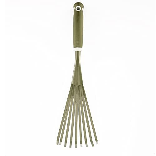 Sungmor 9 Strong Tines Gardening Leaf Rake Hand Tool | Small Hand Rake ...