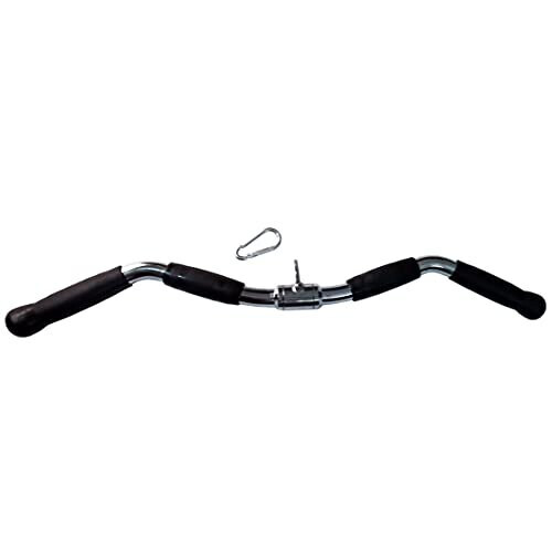 Rotating Straight Bar Multi-Exerciser Cable Attachment with Rubber ...