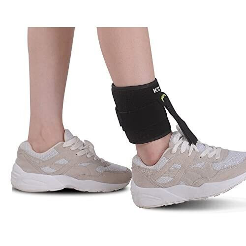 KONMED Adjustable Drop Foot Support AFO AFOs Brace Strap Elevator Poliomyelitis Hemiplegia ...