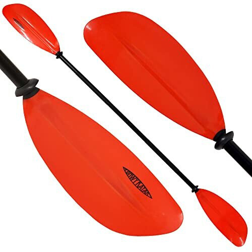 220cm Asymmetrical Lightweight Aluminium Floating Two Piece Kayak Canoe ...