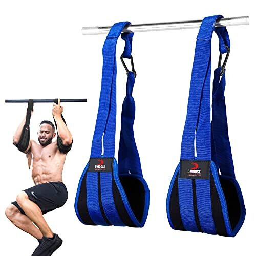 DMoose Fitness Hanging Ab Straps for Abdominal Muscle Building and Core ...