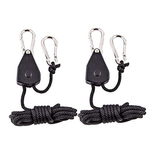 VOSAREA 2PCS 1/4 Inch Heavy Duty Adjustable Rope Ratchet Hanger ...