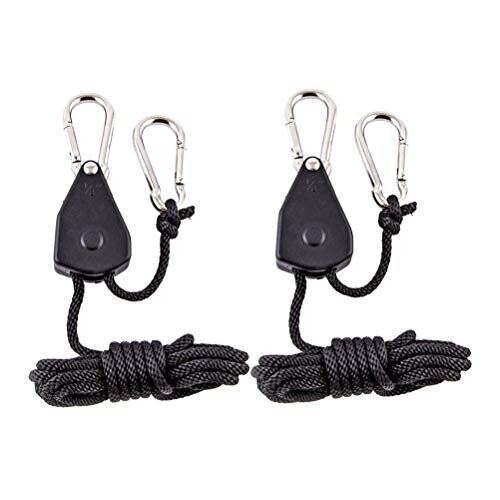 VOSAREA 2PCS 1/4 Inch Heavy Duty Adjustable Rope Ratchet Hanger ...