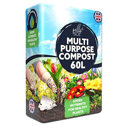Pelle & Sol 60L Multi-Purpose Compost Soil Bag Organic Soil Seed ...