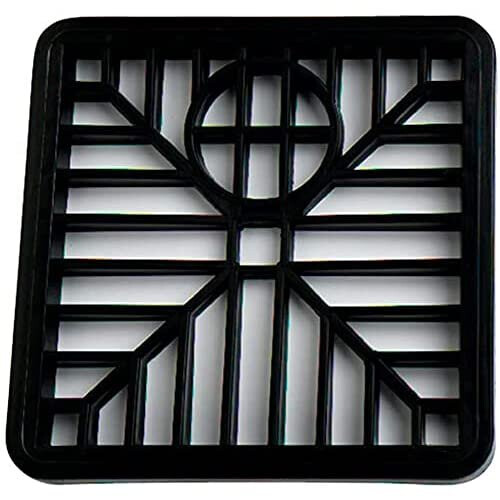fiXte Square Gulley Grid Drain Cover Grate Lid Heavy Duty PVC 150mm x ...