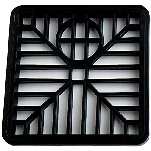 fiXte Square Gulley Grid Drain Cover Grate Lid Heavy Duty PVC 150mm x ...