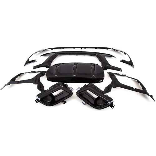 Range Rover Velar L560 Rear Bumper Diffuser Spoiler Lip Bodykit R ...