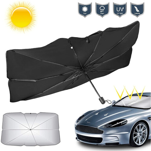 Car Windshield Sun Shade Umbrella Car Front Window Cover Foldable on OnBuy