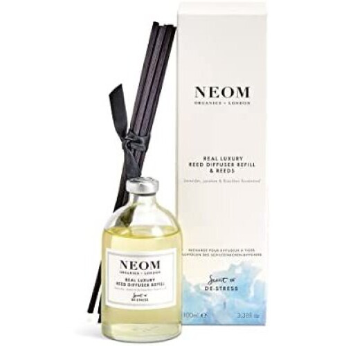 NEOM- Real Luxury Reed Diffuser Refill ,100ml | Lavender, Jasmine ...