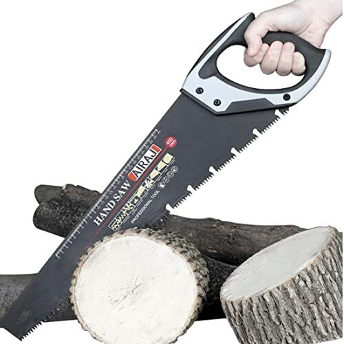 AIRAJ 450mm Pro Hand Saw, Pruning Saw with Chip-Removing Design ...