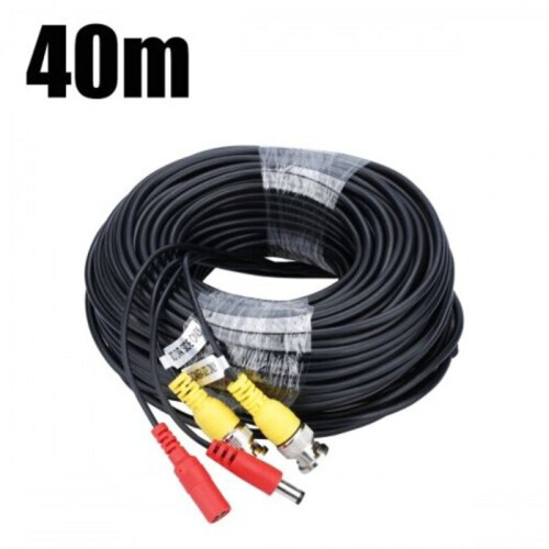 40M Cctv Dvr Camera Recorder Video Cable Dc Power Security Surveillance ...