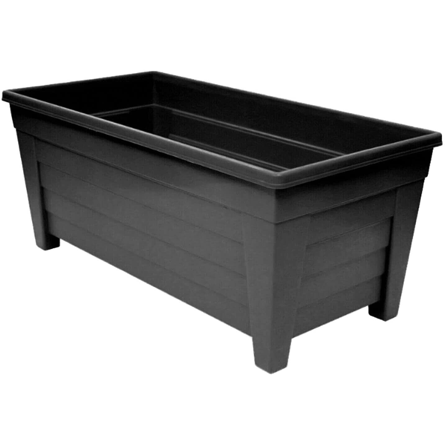 5X Extra Large 55cm Long Garden Planter Plant Pot Plastic Trough Raised ...
