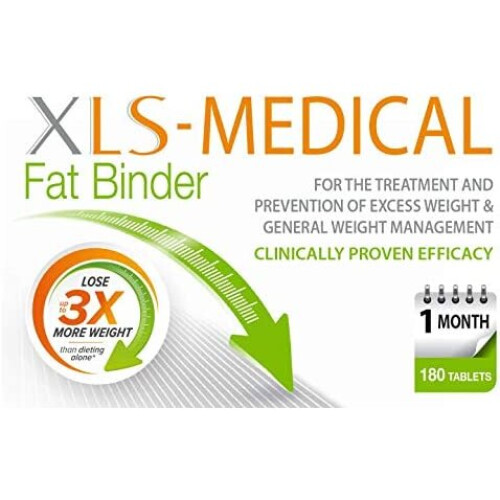 XLS-Medical Fat Binder 180 Tablets - Lower Appetite - Reduce Calorie ...