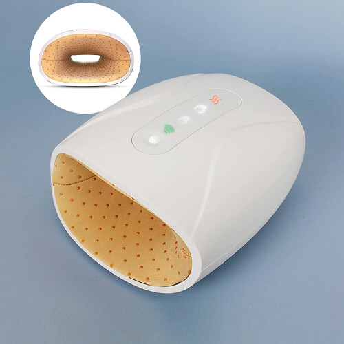 Electric Hand Palm Massager Heated Finger Apparatus Air Compression on ...