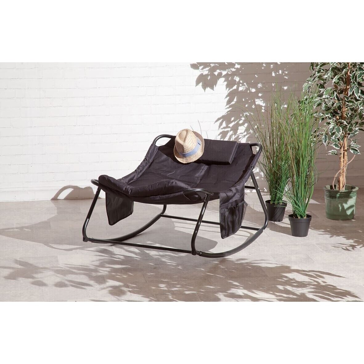 Sun Lounger Large Rocker Chair In/ Outdoor Garden Furniture GF08042 on ...