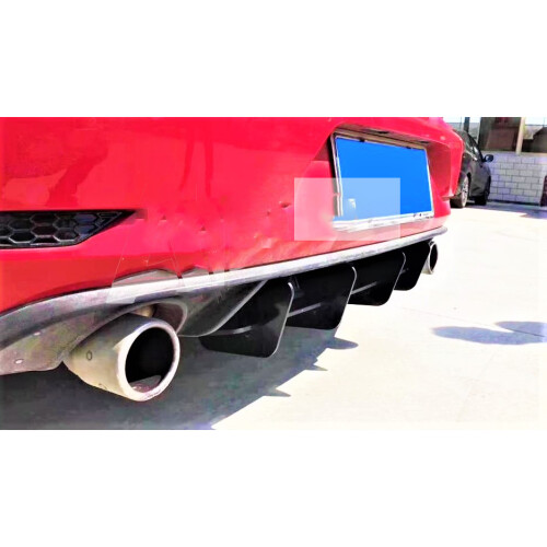 VW Golf GTI MK7.5 Rear Blade Style Diffuser 2016-2020 Spoiler Body Kit ...