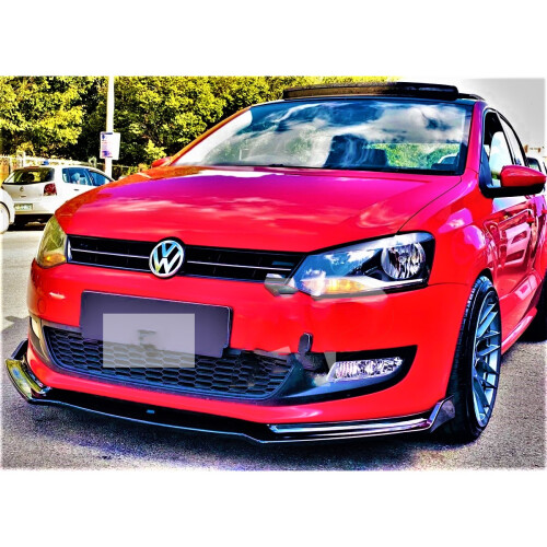 VW Volkswagen Polo MK5 6R 6C GTI R Front Splitter Spoiler Lip Body Kit 2009-2017 on OnBuy