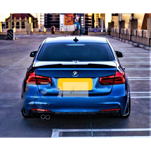 BMW 'M Sport' 3 Series M3 F30 F80 Carbon Fibre High Kick PSM Ducktail ...