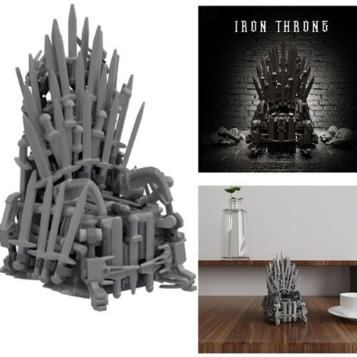 Game of Thrones Iron Throne Block Toy Model Compatible with Lego ...