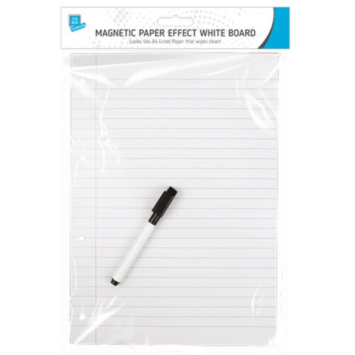 A4 Magnetic Fridge Planner Whiteboard Paper Effect Dry Erase Wipe Meal Diet Memo on OnBuy