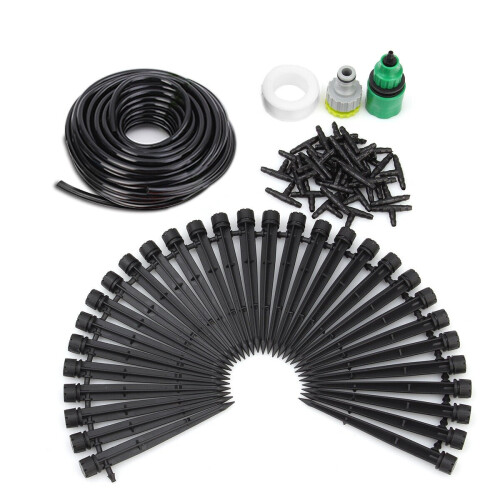 (Type B) 10/15/20/25m Cooling Adjustable Drip Sprinkler Irrigation ...