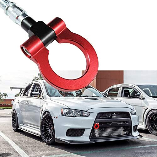 Xotic Tech JDM Sport Track Racing Style CNC Aluminum Screw-on Tow Hook ... Xotic Tech JDM Sport Track Racing Style CNC Aluminum Screw-on Tow Hook ...