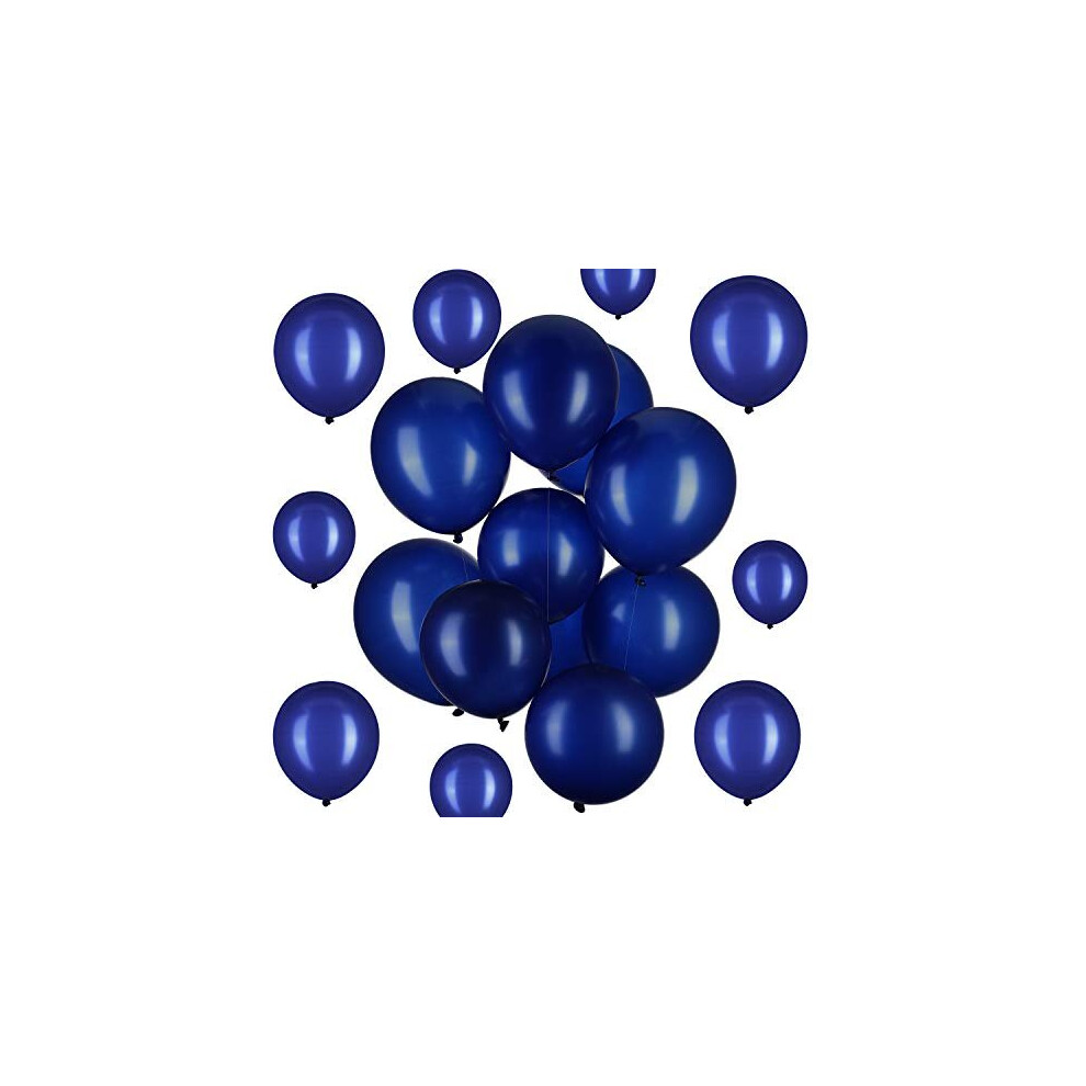 Hestya Navy Blue Balloons 100 Pack 12 Inch Latex Party Balloons Navy ...